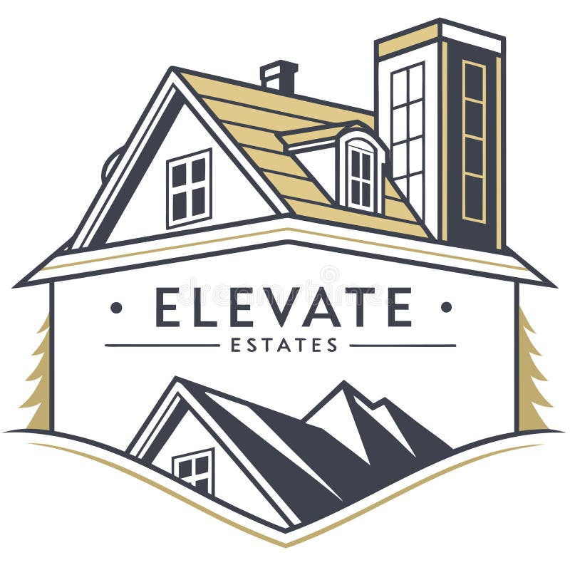 Estates — Premium Property Brand Logo Stock Illustration - Illustration ...