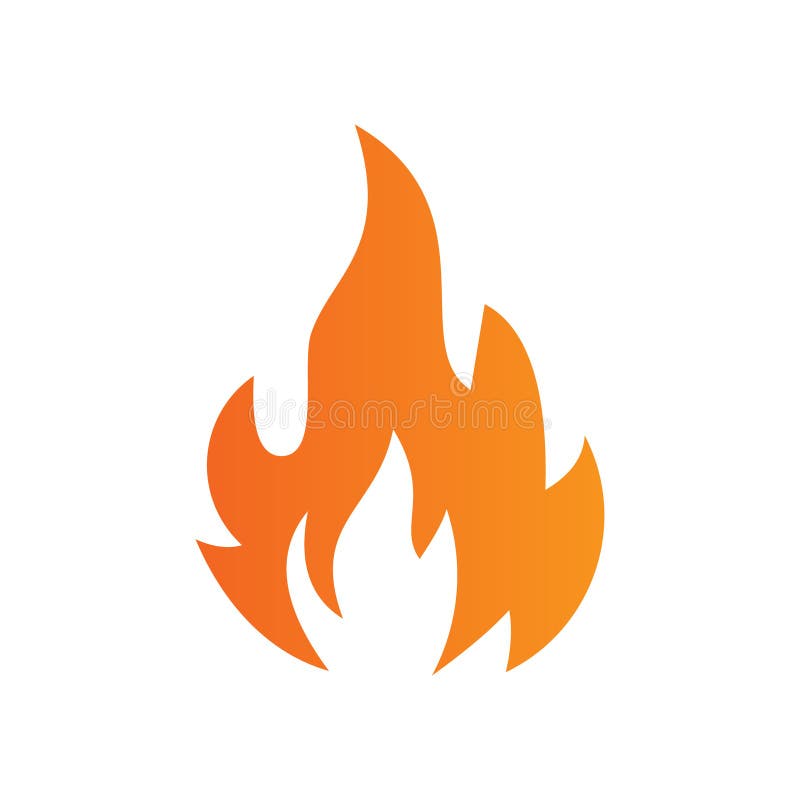 Stylish Fire Design in Gradient Colors for Energy Icons Stock ...