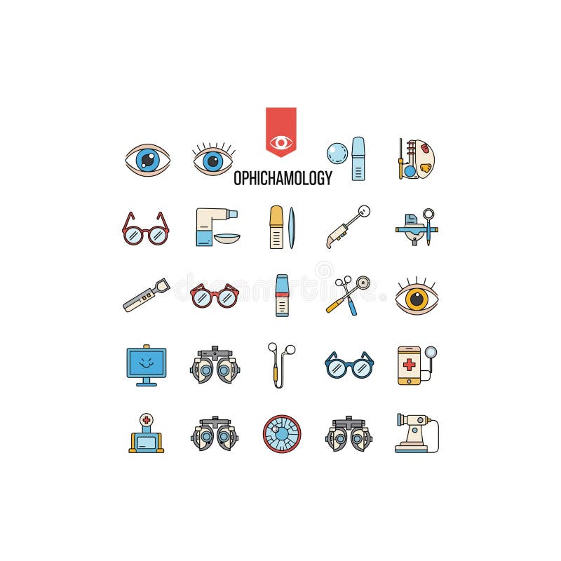 Science Laboratory Colorful Icon Collection Line Vector Design in ...