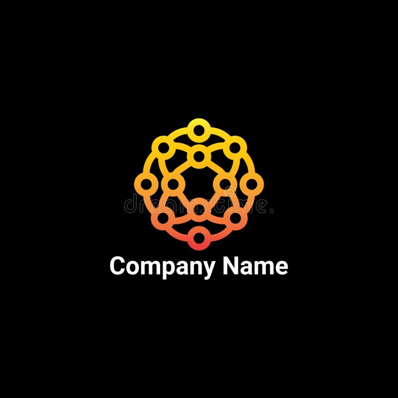 World Technology Logo Design Template. Stock Illustration ...