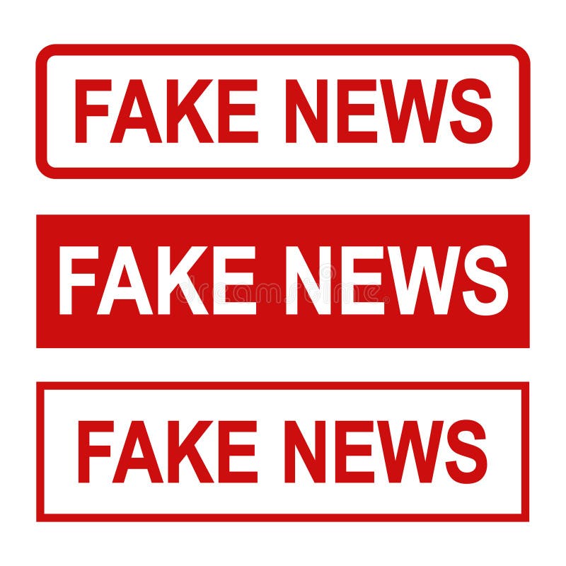 Minimal Fake News Stamp Vector Pack Stock Illustrations – 1 Minimal Fake News Stamp Vector Pack ...