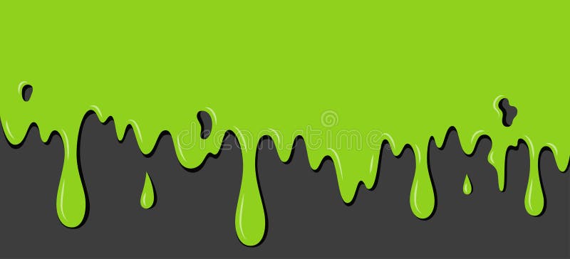 Halloween Slime Background. Toxic Flowing Mucus. Dripping Liquid Green ...