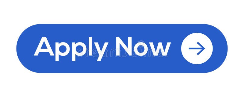 Blue Apply Now Button Icon for Online Application Vector Illustration ...
