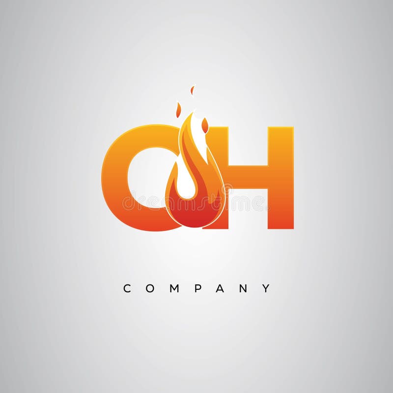 Ch Creative Fire Letter Stock Illustrations – 5 Ch Creative Fire Letter ...