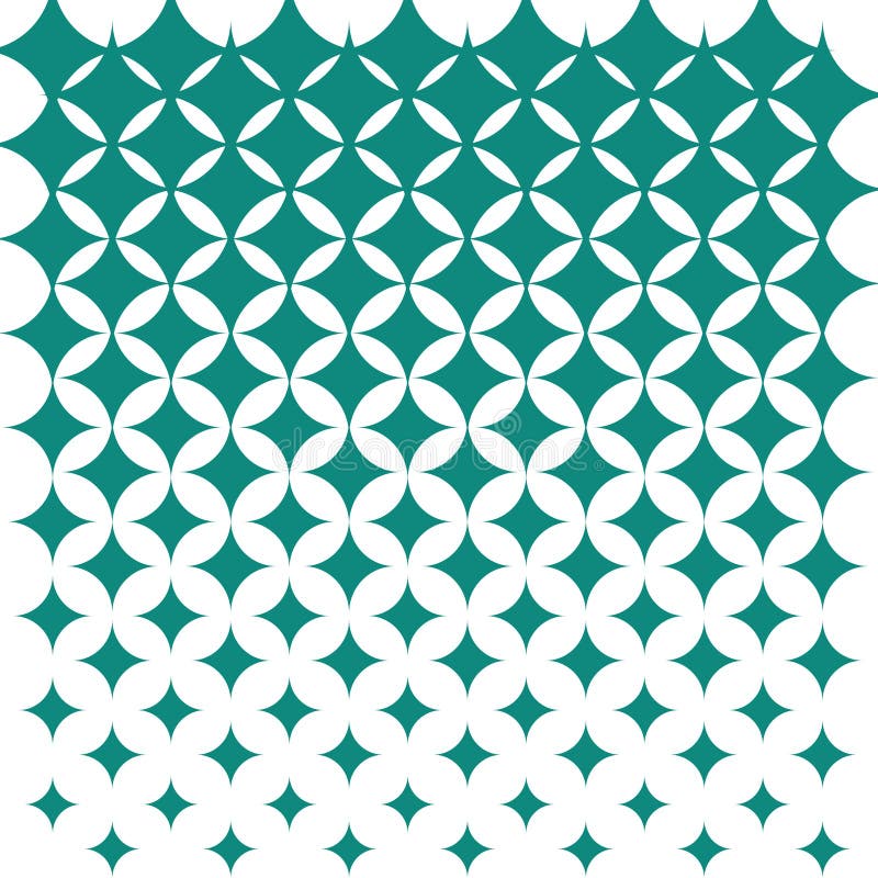 Optical Geometric Pattern of Intersecting Circles that Creates a Star ...