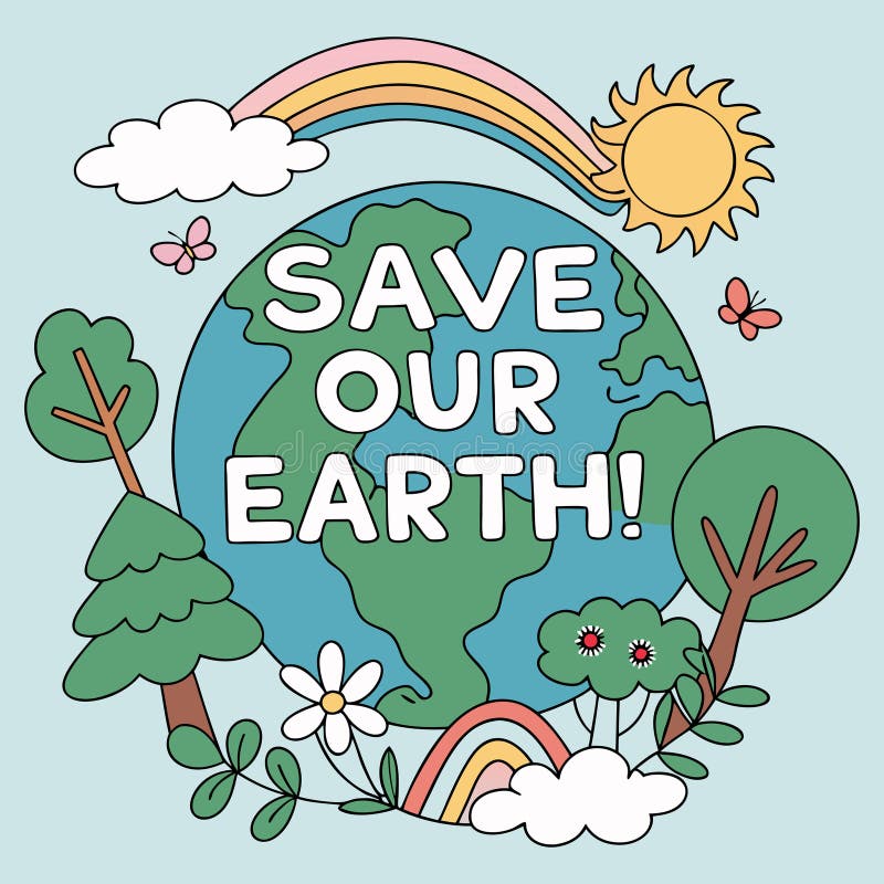 Environmental Protection Graphic Editable Clipart for Green Campaigns ...