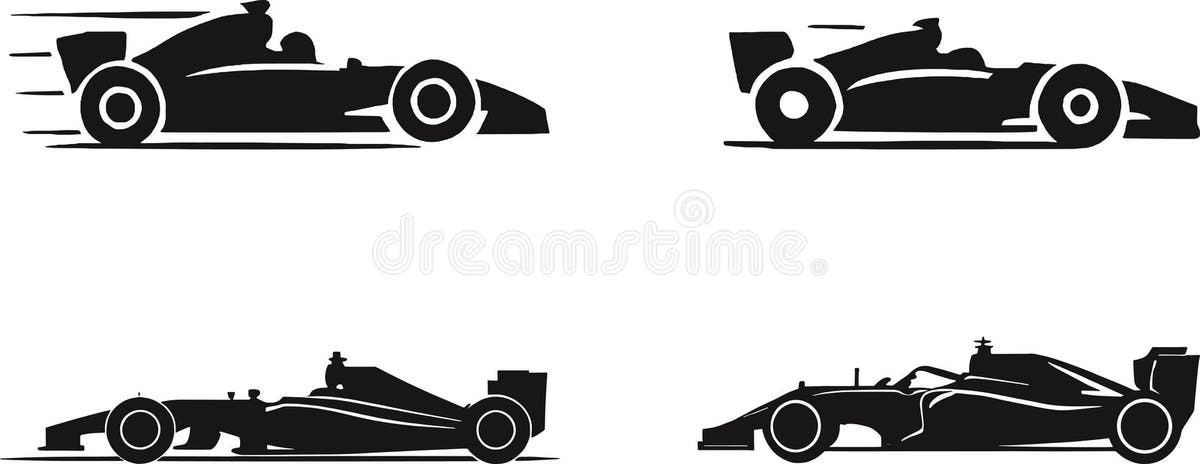 Formula 1 Race Car Side View Stock Illustrations – 238 Formula 1 Race ...