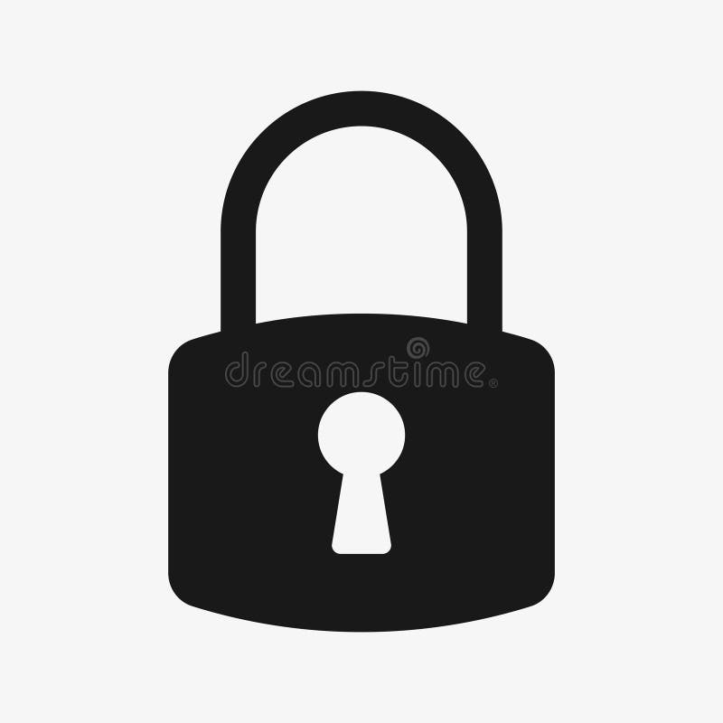 Central Unlocked Padlock Stock Illustrations – 5 Central Unlocked ...