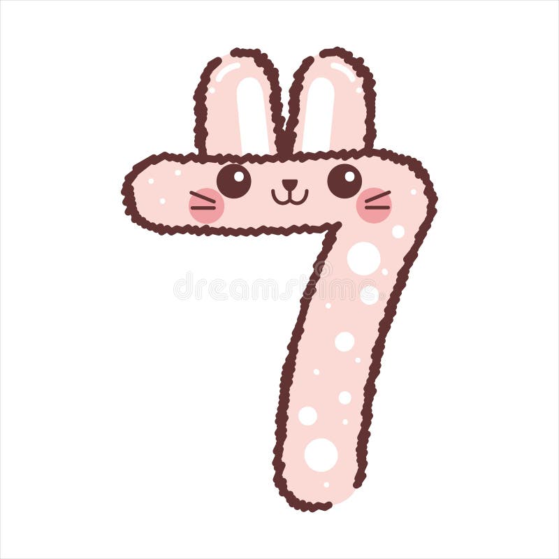 Cartoon Number Seven Stock Illustrations – 5,151 Cartoon Number Seven ...