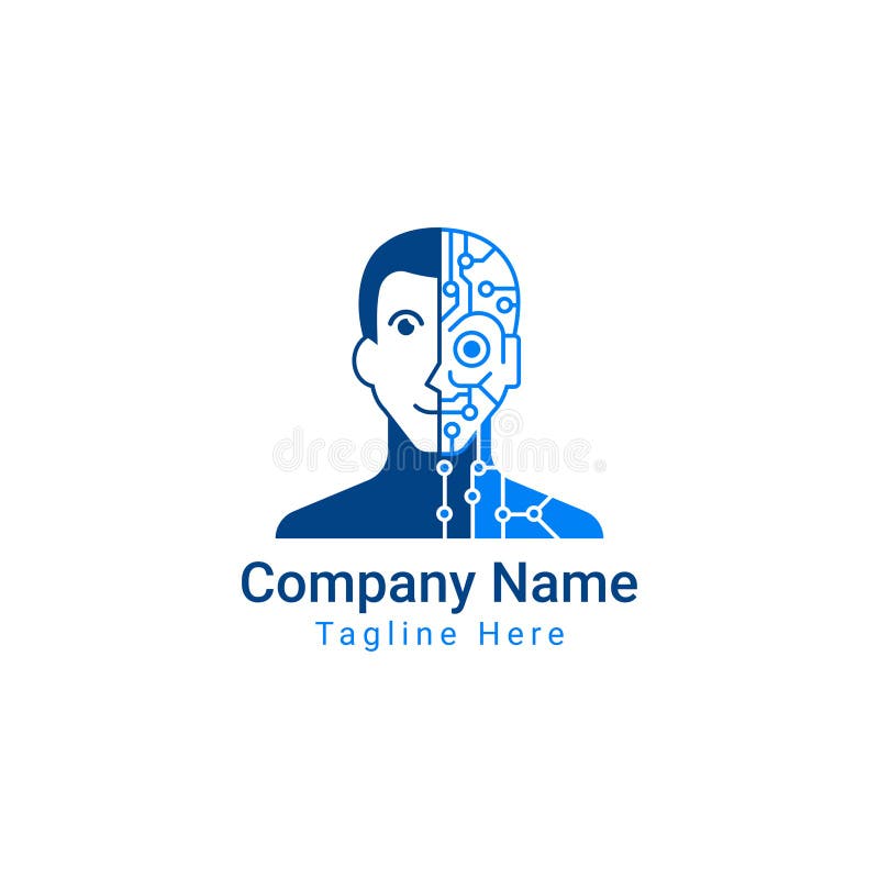 Half Human Robot Stock Illustrations – 588 Half Human Robot Stock ...