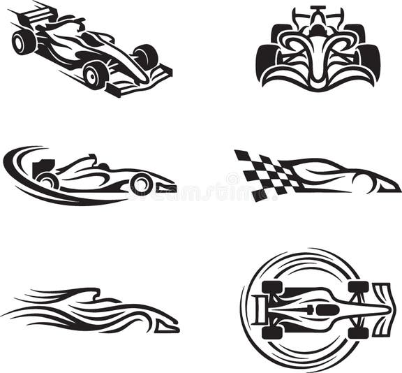 Formula 1 Race Car Side View Stock Illustrations – 239 Formula 1 Race ...