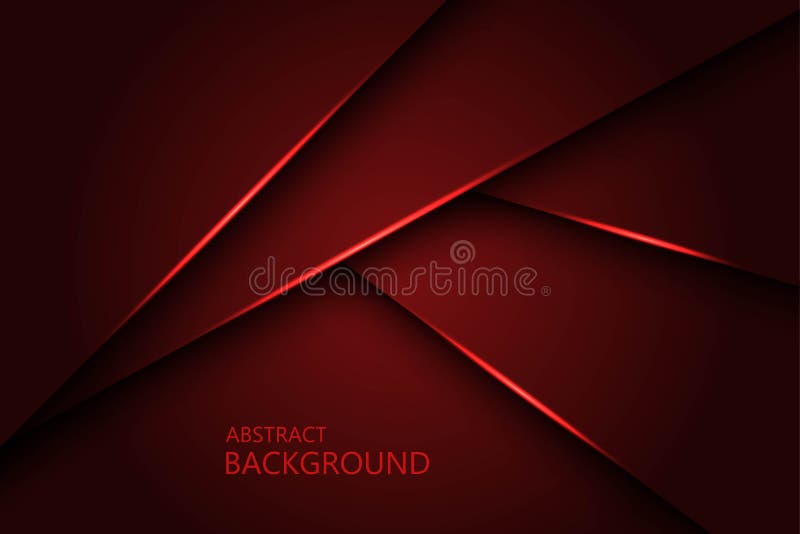 Abstract Red Square Shadow Light Cross Triangle Design Background ...