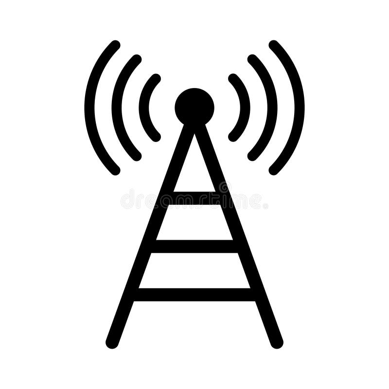 Antenna Icon Cellular Tower Stock Illustrations – 4,256 Antenna Icon ...