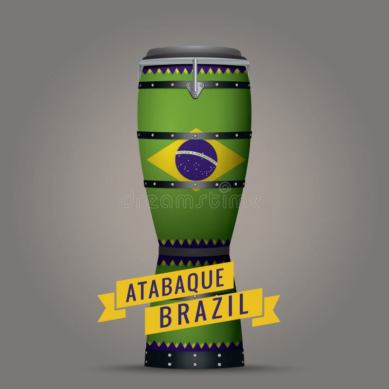 Atabaque Drum Stock Illustrations – 46 Atabaque Drum Stock ...
