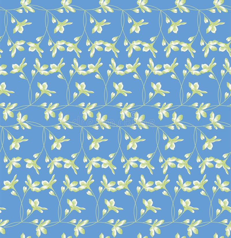 Modern Big Colorful Floral Vector Seamless Pattern. Stock Vector ...