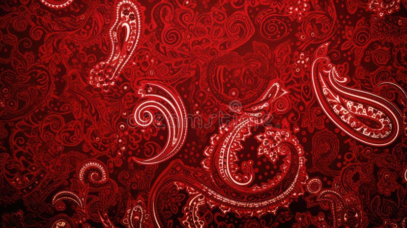 Print Background Pattern Red Stock Illustration - Illustration of ...