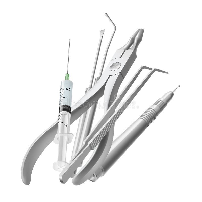Dentist Tools stock illustration. Illustration of healthcare - 235575529