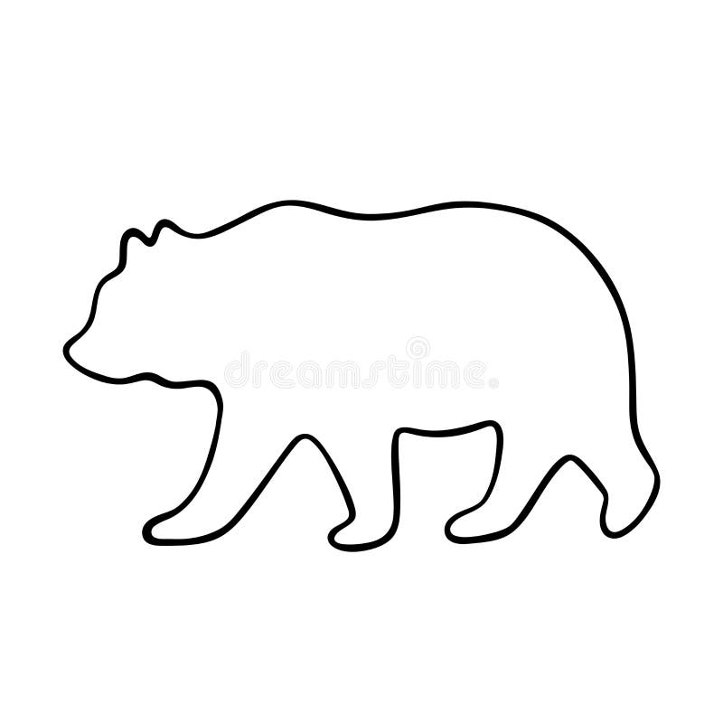 Bear Outline Stock Illustrations – 43,082 Bear Outline Stock ...