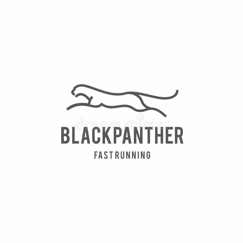 Black Panther Logo Design Template Inspiration Stock Vector ...