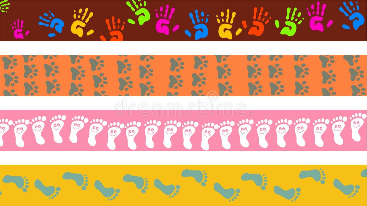 Feet Hands Shapes Stock Illustrations – 38 Feet Hands Shapes Stock ...