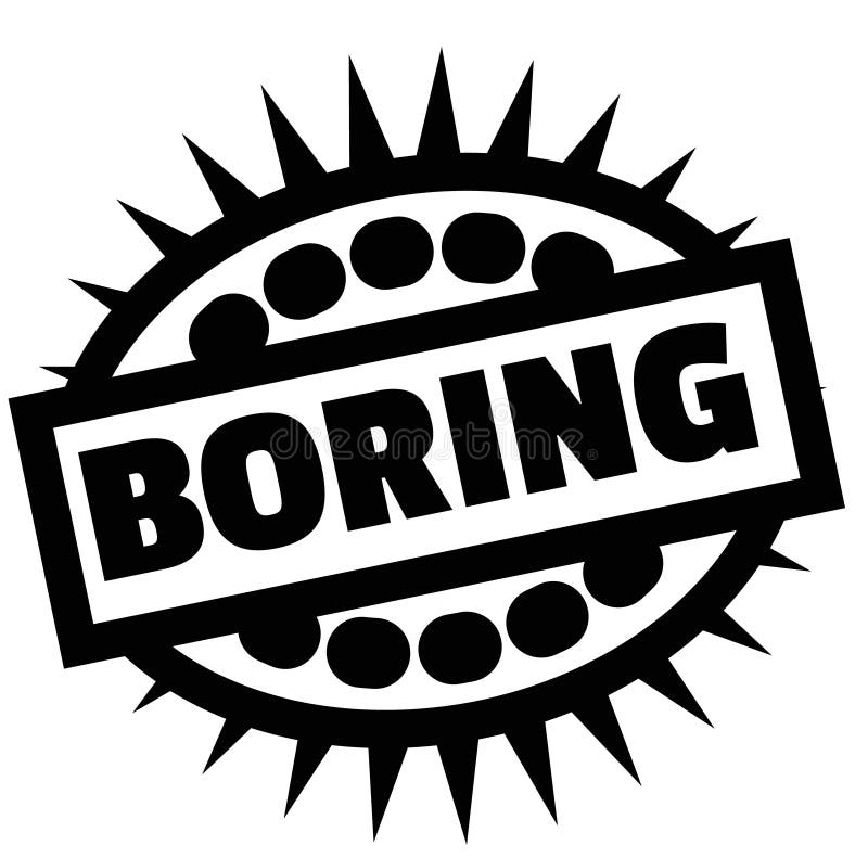 Boring Lesson Icon. Element Of Back To School For Mobile Concept And ...