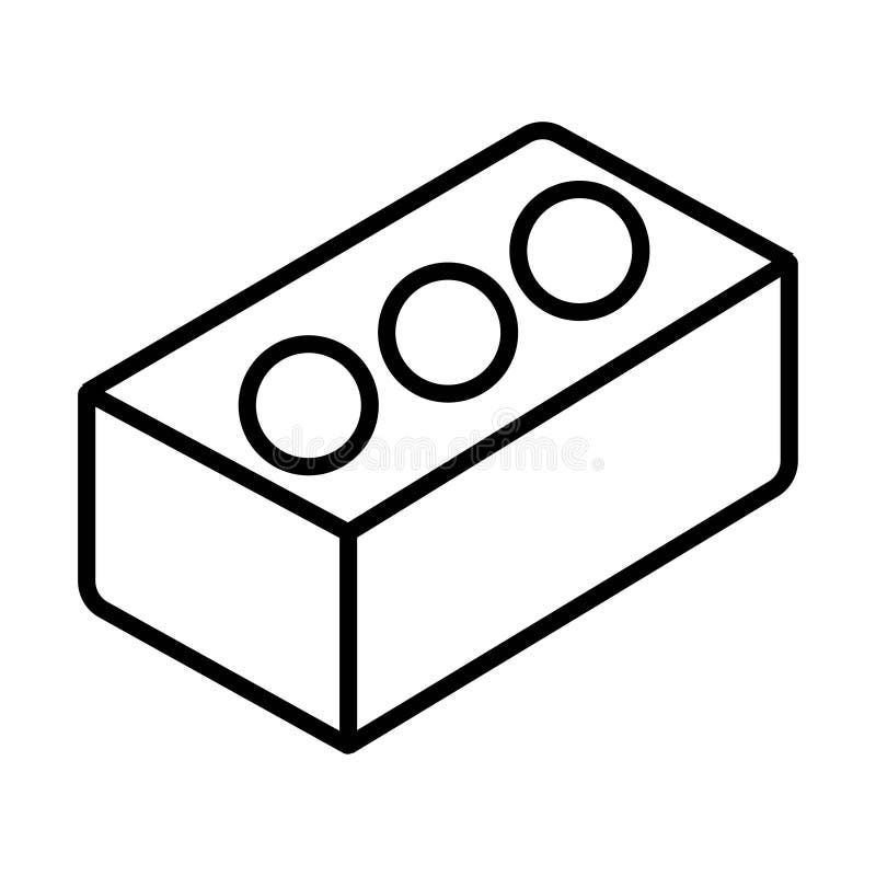 Brick Work Icon Vector Illustration Stock Vector - Illustration of ...
