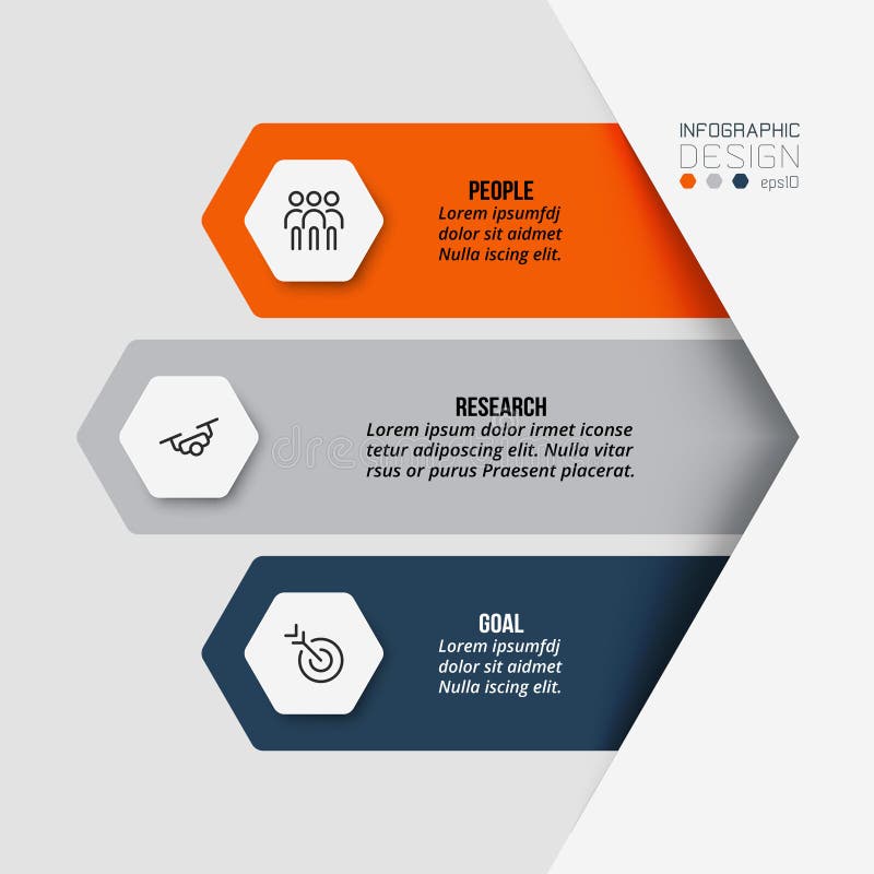 Business Work Flow Infographic Template Stock Vector - Illustration of ...