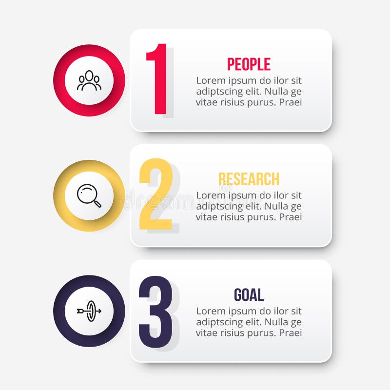 Business Work Flow Infographic Template Stock Vector - Illustration of ...