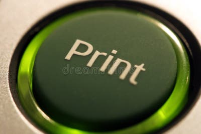 Print Button stock photo. Image of electronics, office - 3022416
