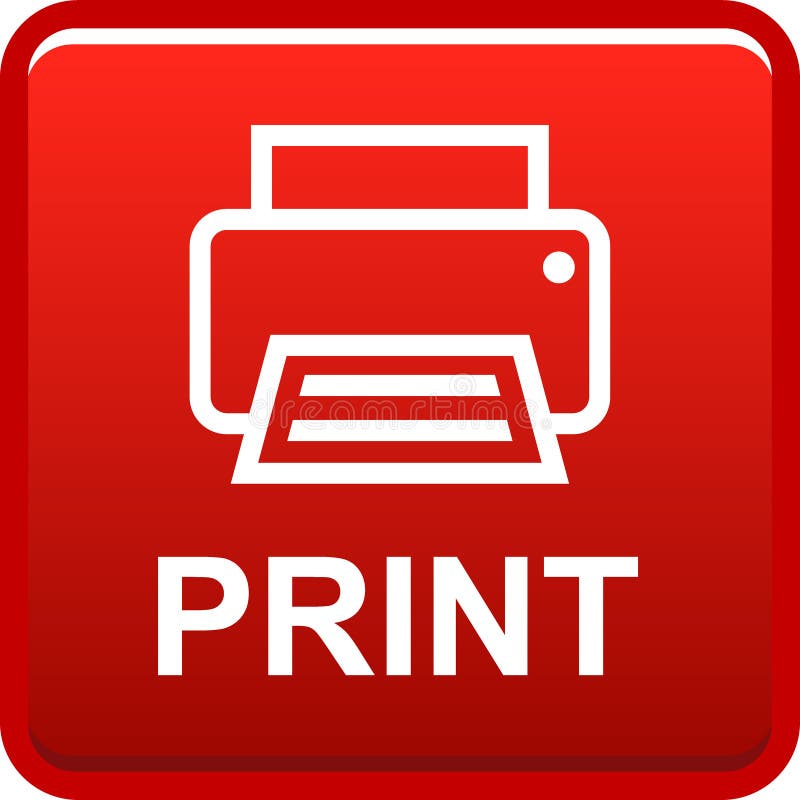 Print Button Icon Png