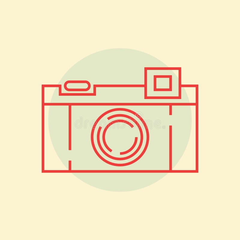 Print stock vector. Illustration of minimal, cameras - 186830157