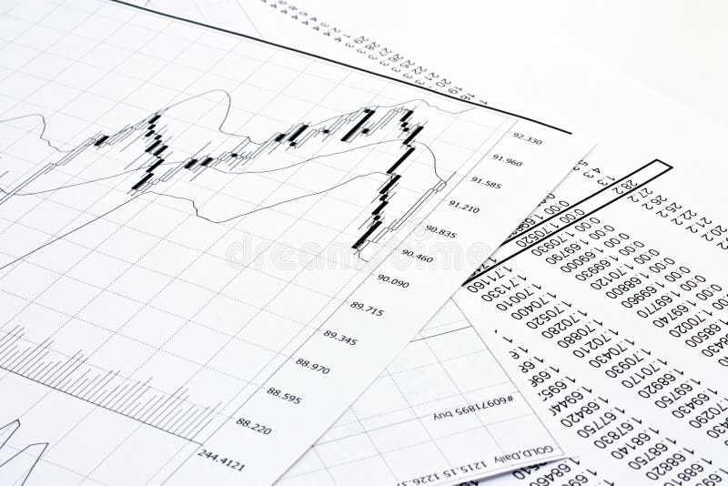 Print chart stock photo. Image of economic, print, investment - 12095208