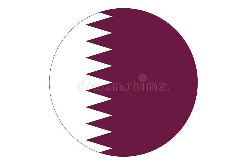 Qatar Flag Circle Stock Illustrations – 928 Qatar Flag Circle Stock ...