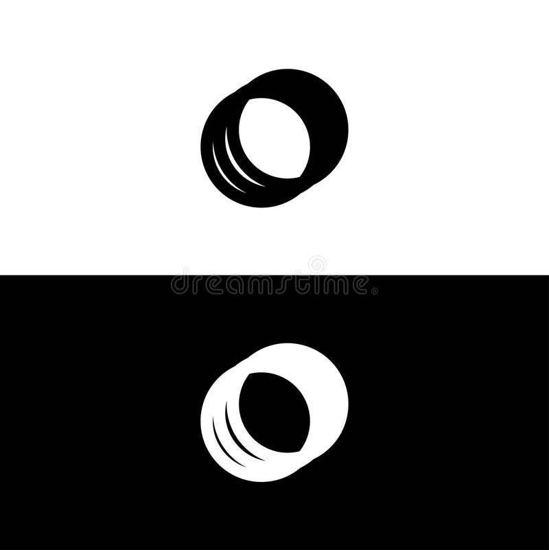 Circle Joined Vector Logo Design Stock Vector - Illustration of round ...