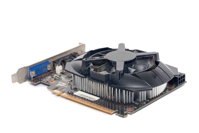 Print Circuit Board of Graphic Card Stock Photo - Image of backdrop ...