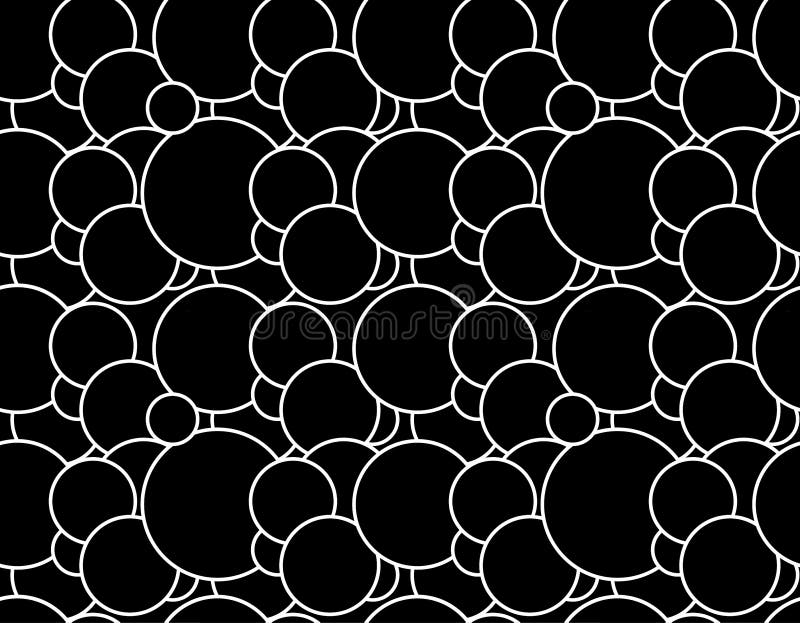 Circular seamless pattern stock vector. Illustration of chaos - 265389523