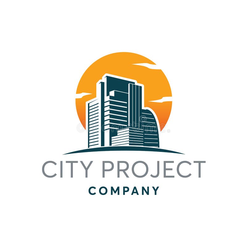 City Project Logo Design Template Stock Vector - Illustration of modern ...