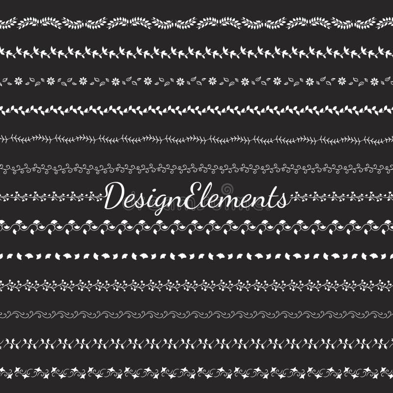Collection of Divider Design Element Vectors Stock Vector ...
