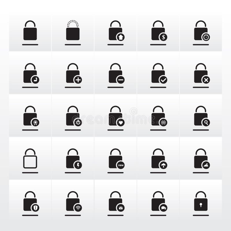 Print stock illustration. Illustration of select, icons - 186844407