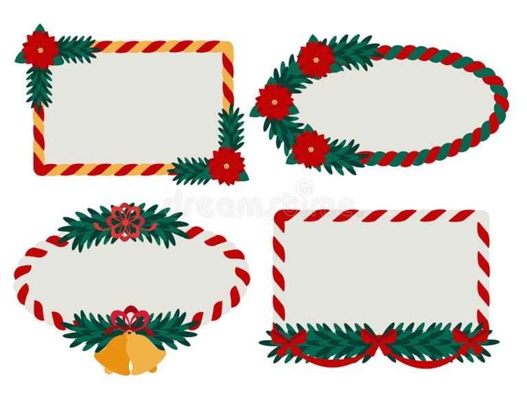 Rectangular Candy Cane Frames Stock Illustrations – 38 Rectangular ...