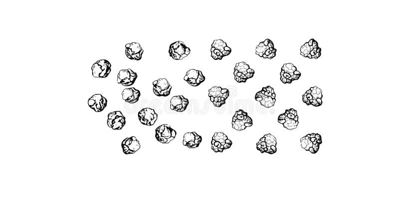 Print a COLLECTION of POPCORN KERNELS COATED in a THIN LAYER of CARAMEL ...