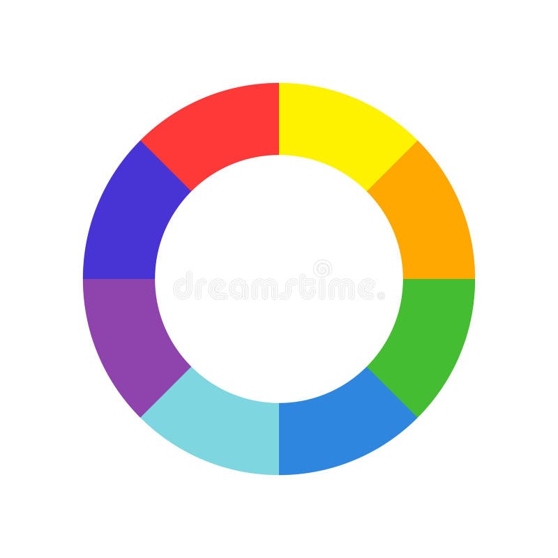Colour Palette Spectrum Round Icon Stock Illustrations – 735 Colour ...