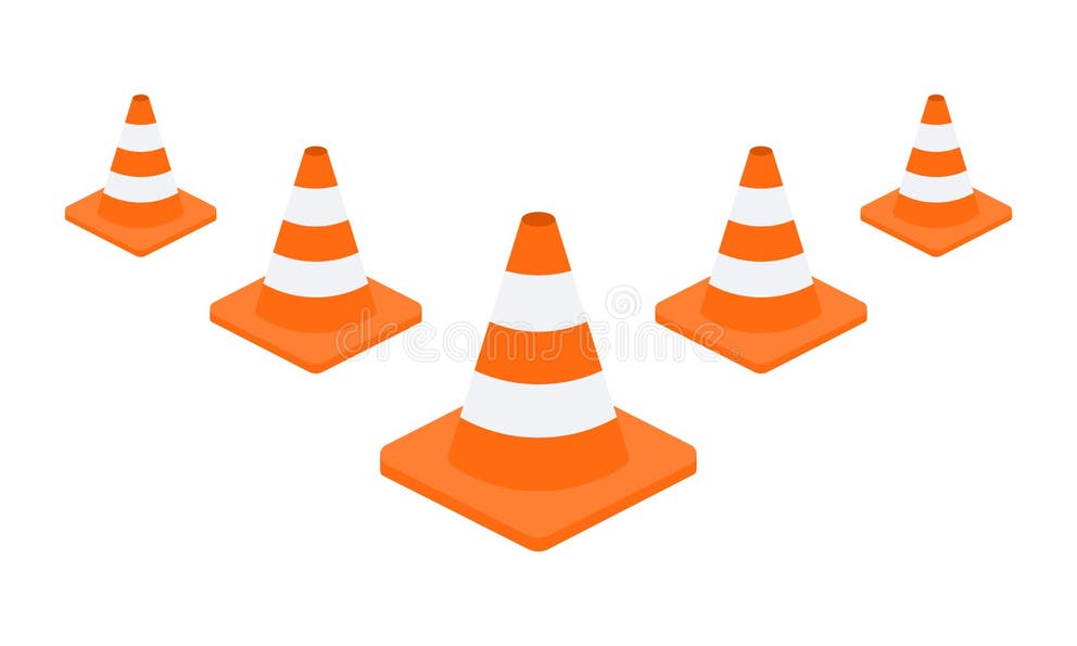 Construction or Road Orange Cone. Repair or Traffic Cone. Warning ...