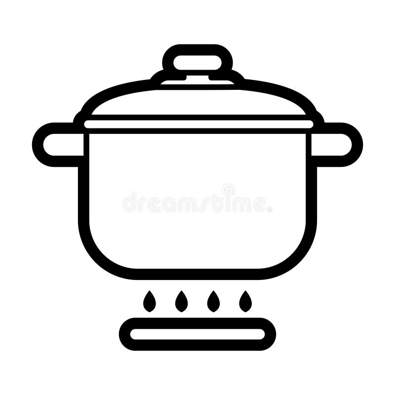 Stove Outlines Stock Illustrations – 201 Stove Outlines Stock ...
