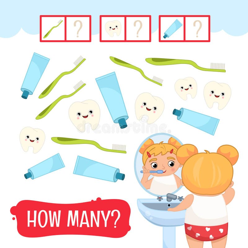 Kids educational game stock illustration. Illustration of cartoon ...