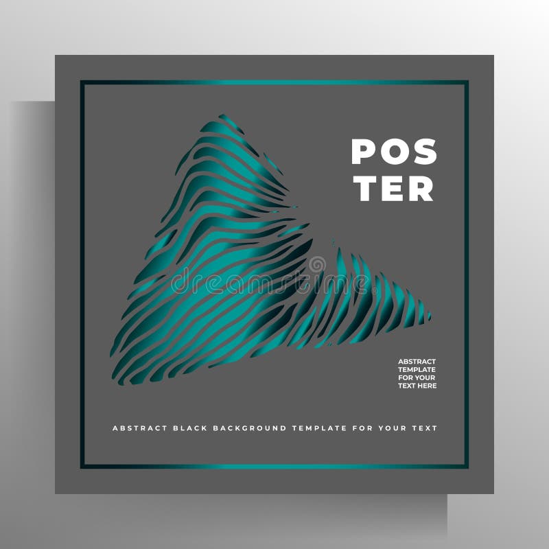 Print Cover Design Template. Stock Illustration - Illustration of ...