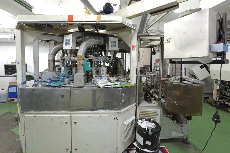 Disc Factory stock image. Image of plastic, industrial - 147860101