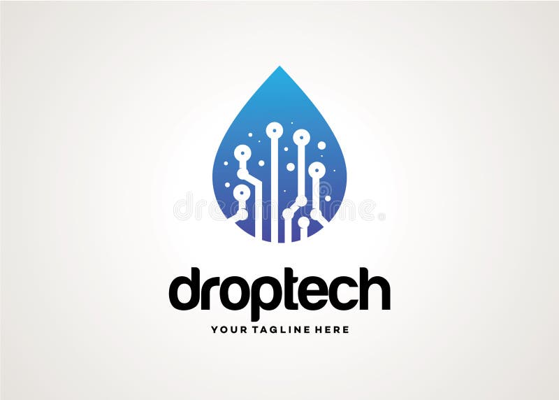 Print stock vector. Illustration of drop, company, geometric - 211739634