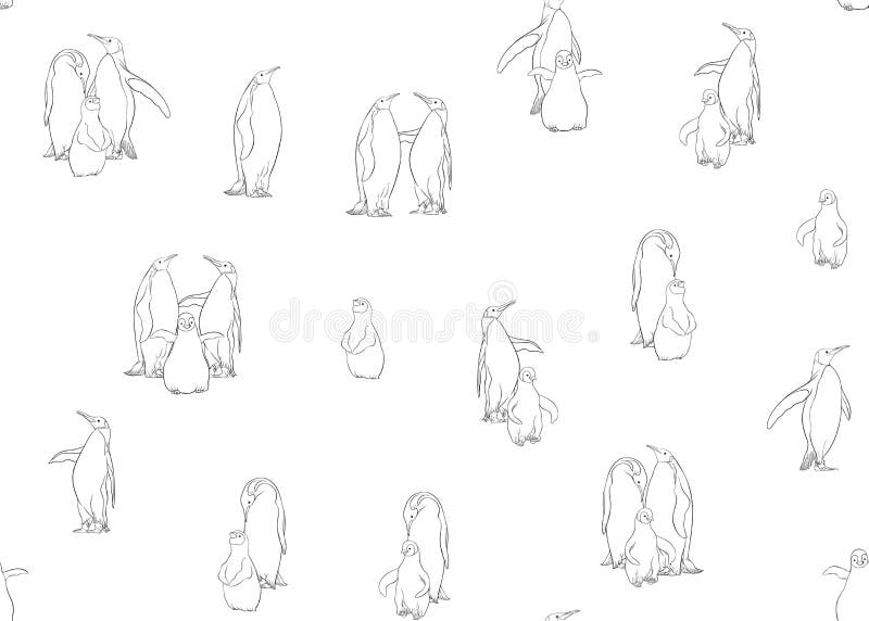 Penguins Repeating Stock Illustrations – 118 Penguins Repeating Stock ...