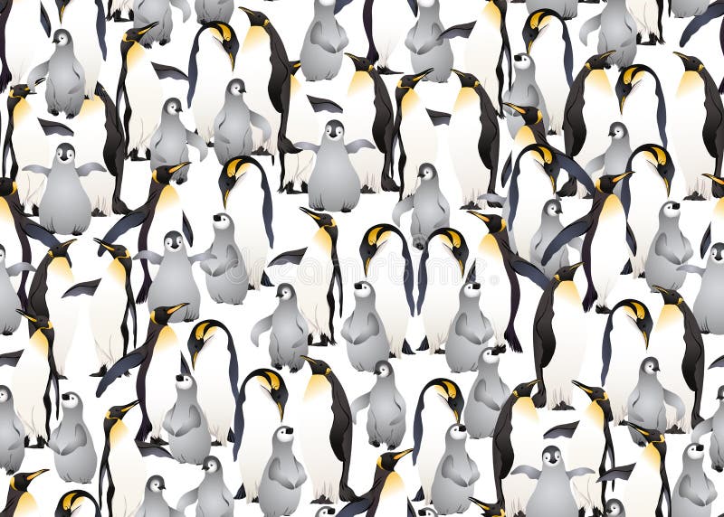 Penguins Repeating Stock Illustrations – 118 Penguins Repeating Stock ...